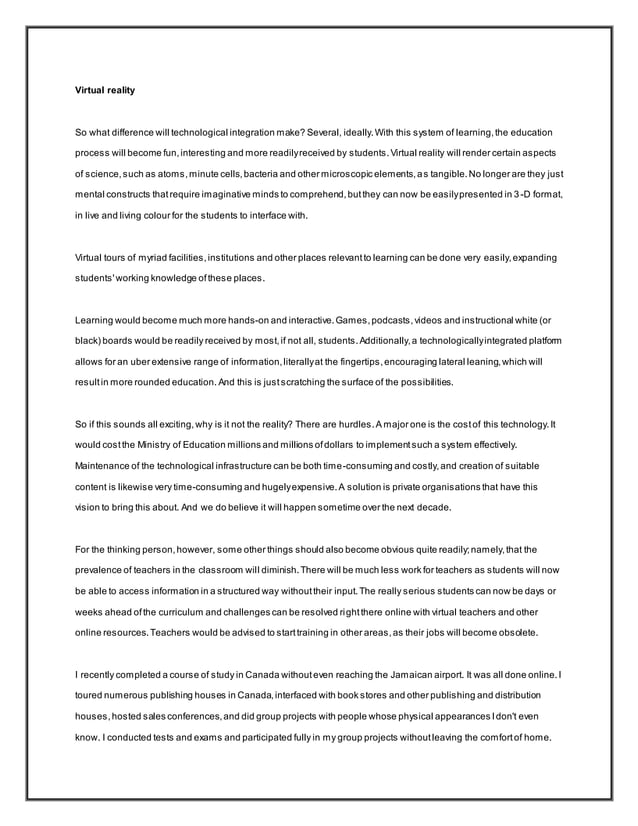 CAPE Caribbean Studies Unit 2 - Sample SBA | DOCX | Secondary Education ...