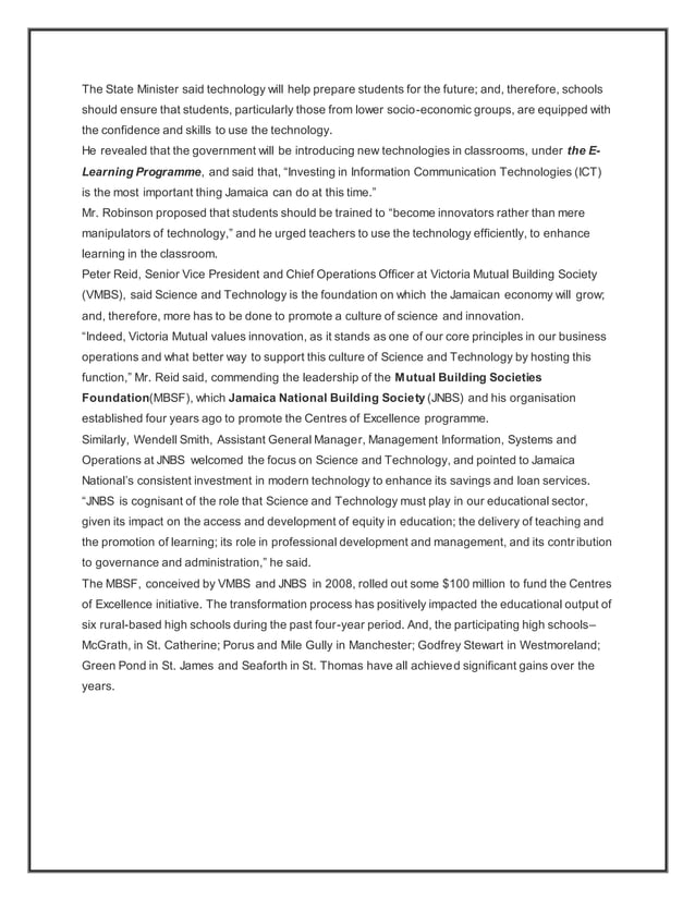 CAPE Caribbean Studies Unit 2 - Sample SBA | DOCX | Secondary Education ...