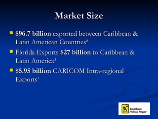 The Caribbean Export Market by Caribbean Yellow Pages | PPT