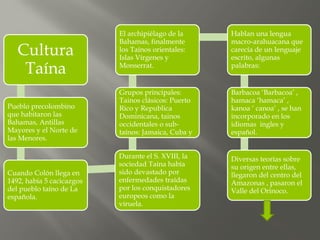 Caribes y tainos | PPT