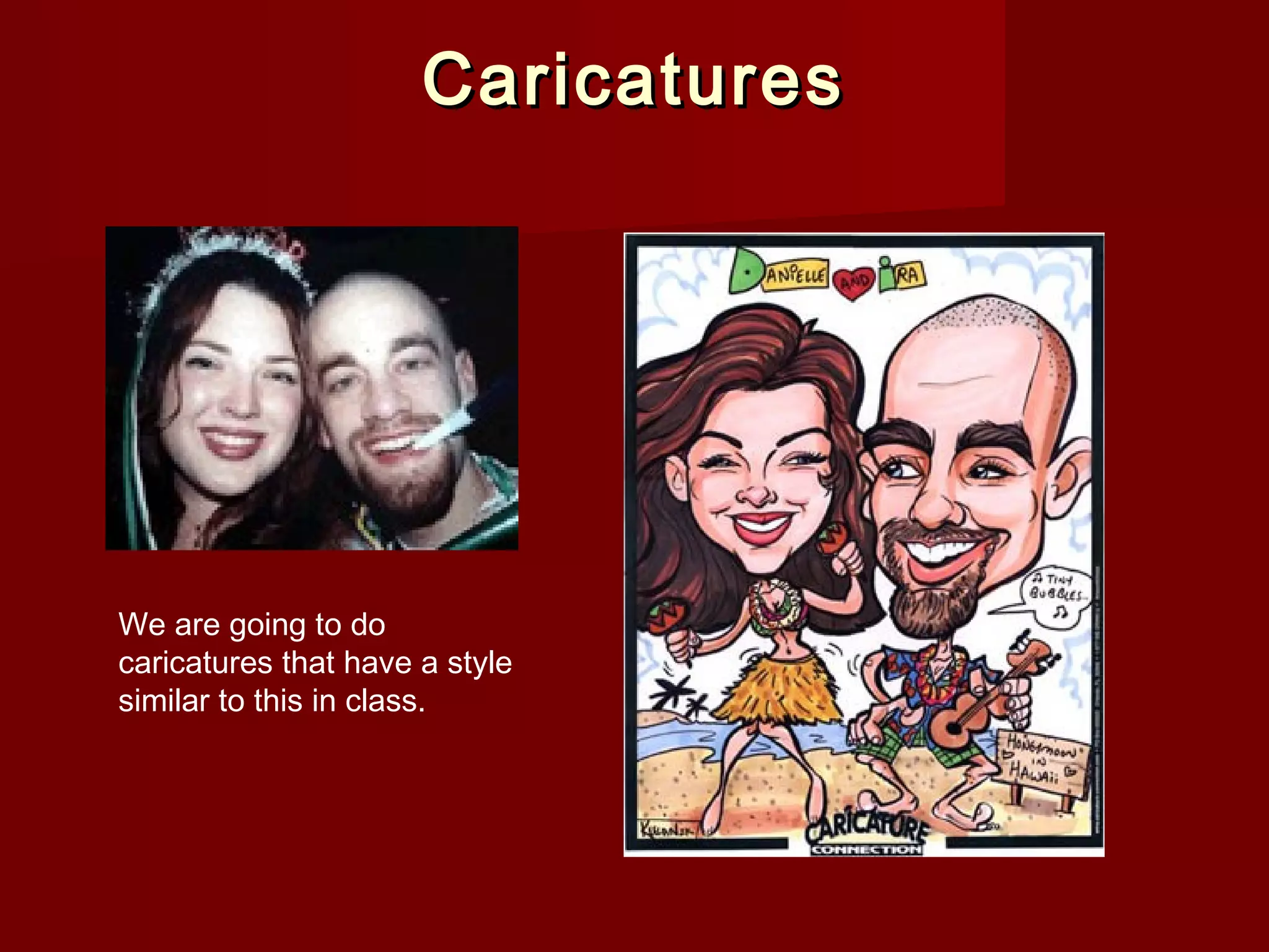 How to draw Caricatures | PPT