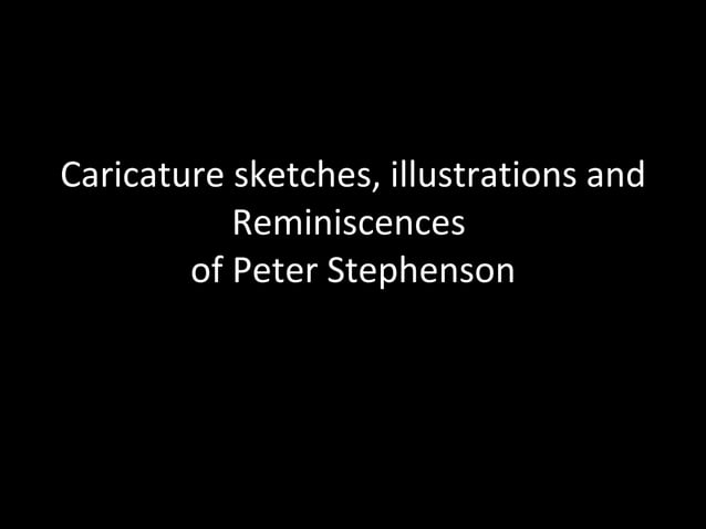 Peter Stephenson artist and illustrator | PPT