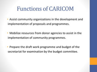 Caricom and employment | PPT