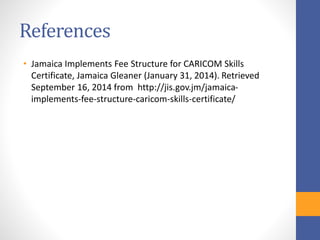 Caricom and employment | PPT