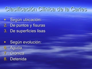 Caries Dentarias | PPT
