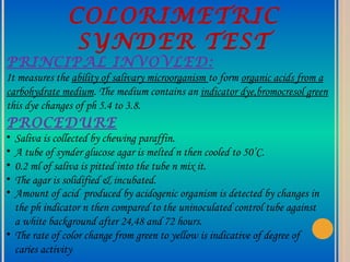Caries activity test | PPT