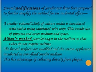 Caries activity test | PPT