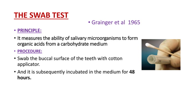 Caries activity test | PPTX