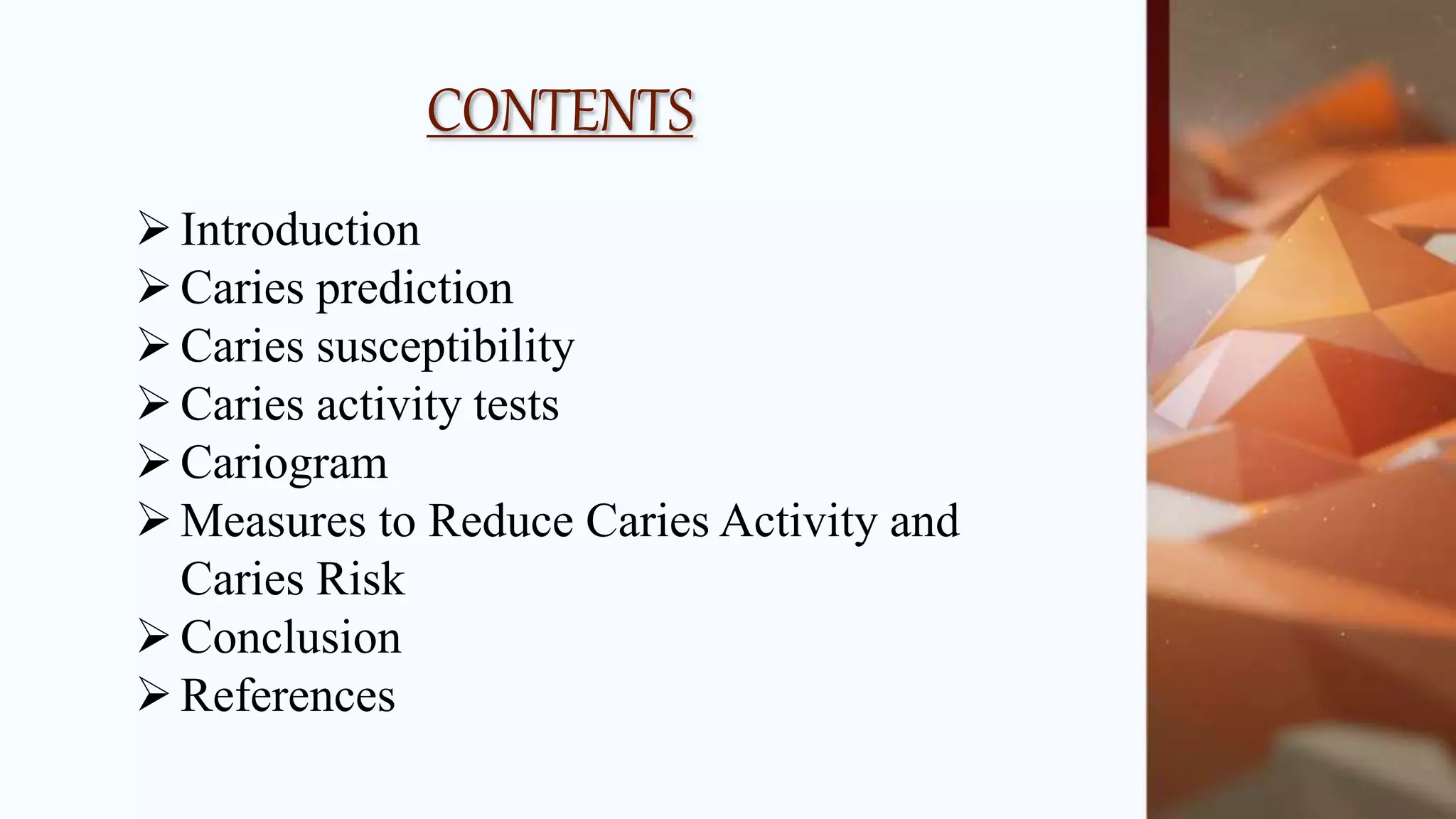 Caries Activity Test Caries Predictioncaries Susceptibility And