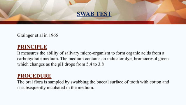 Caries Activity Test Caries Predictioncaries Susceptibility And Clinical Implication Ppt