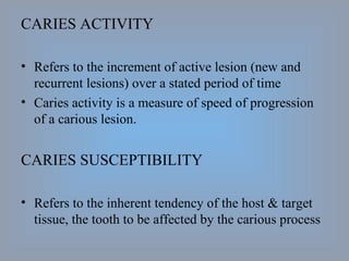 Caries Activity Tests | PPT