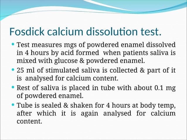 caries activity tests-for detection of caries | PPT