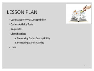 Caries Activity Tests in detail about it | PPTX