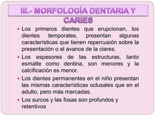 Caries Dental Pediátrica - Odontopediatría | PPT
