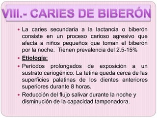 Caries Dental Pediátrica - Odontopediatría | PPT