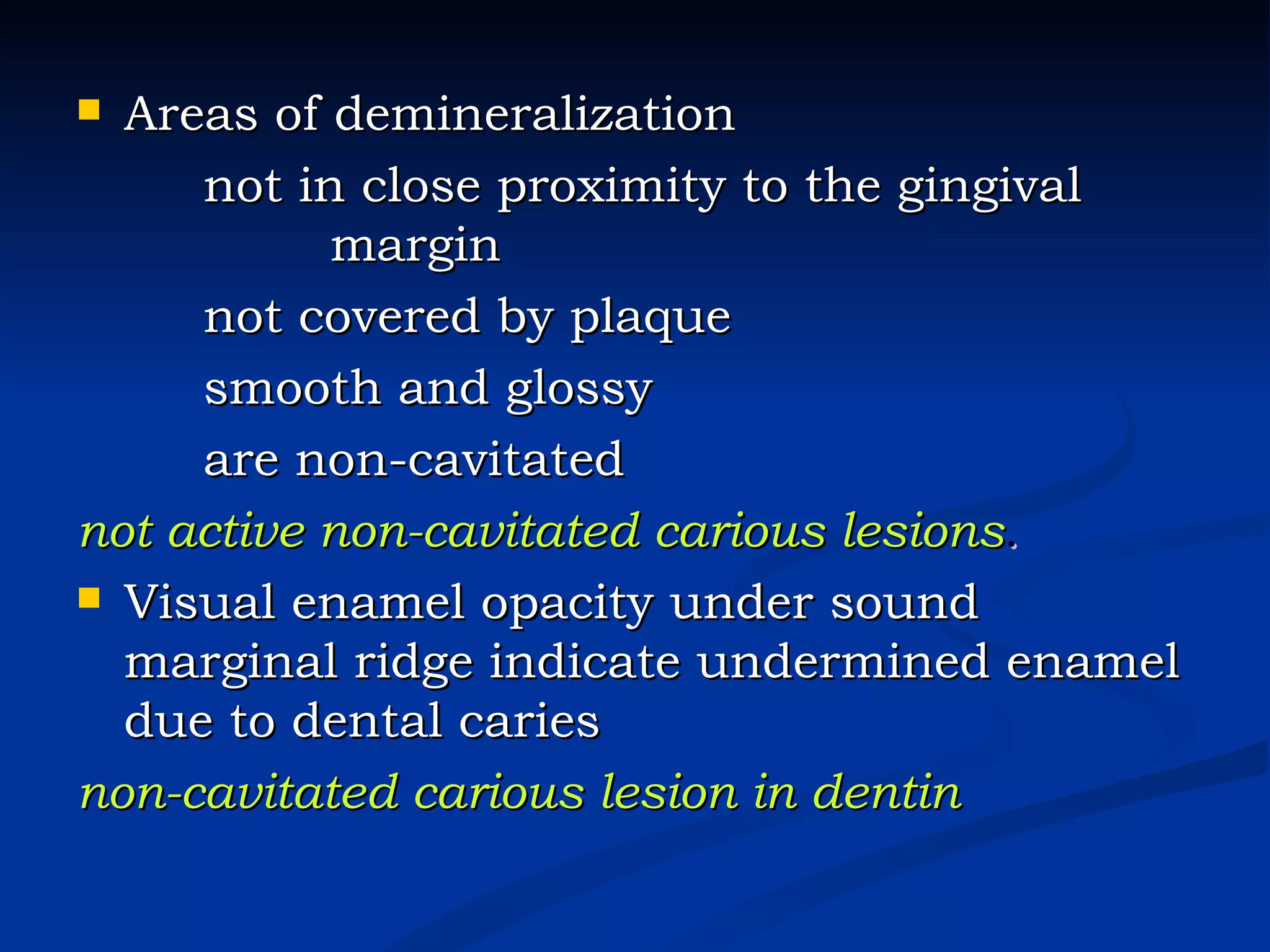 Caries diagnosis | PPT