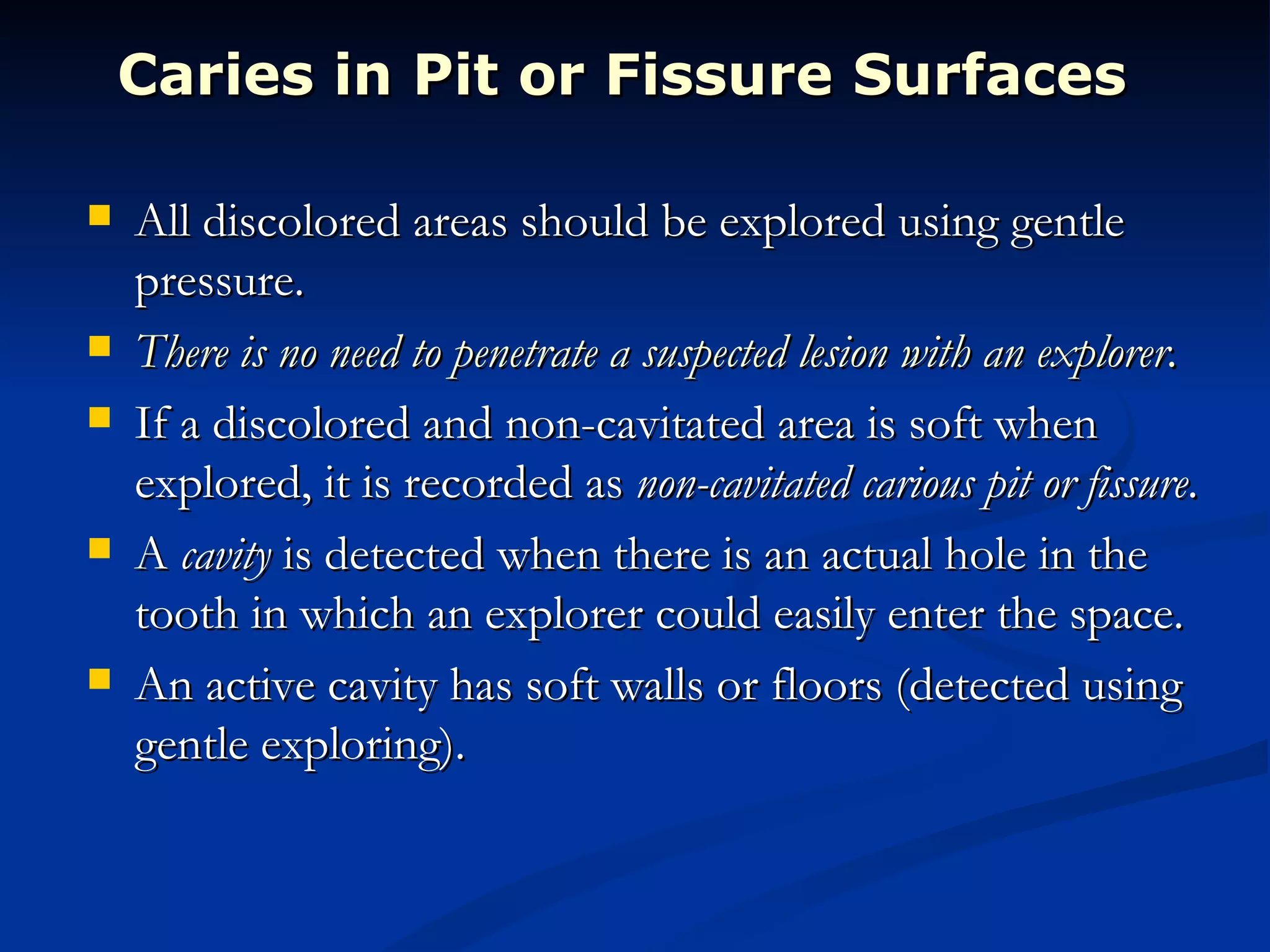 Caries diagnosis | PPT