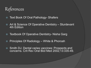 Caries diagnosis & | PPTX