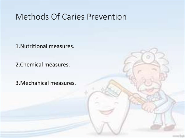 Caries prevention | PPTX