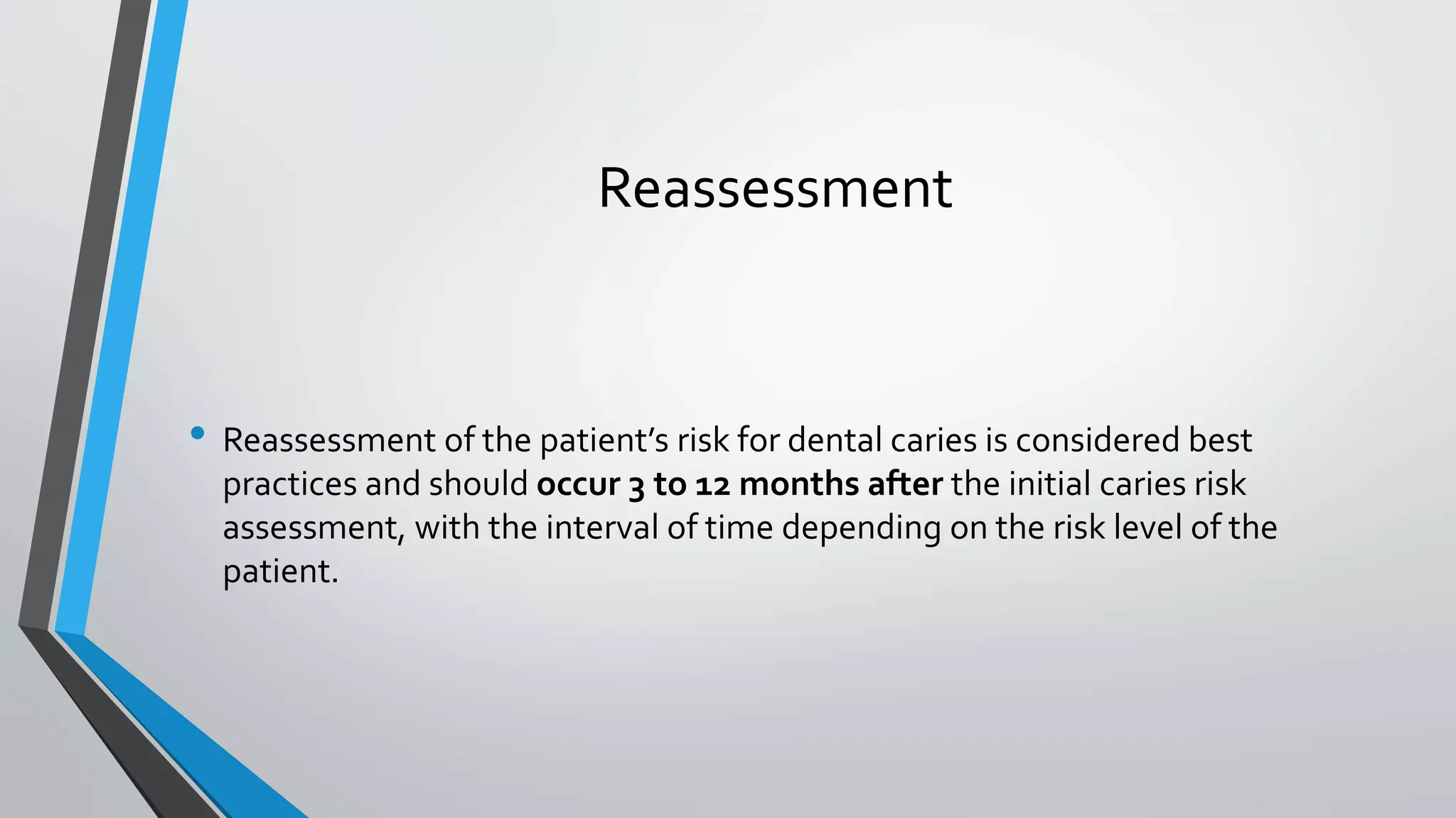 Caries risk assesment | PPTX