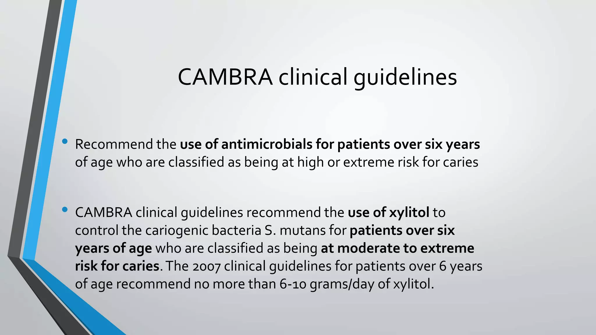 Caries risk assesment | PPTX