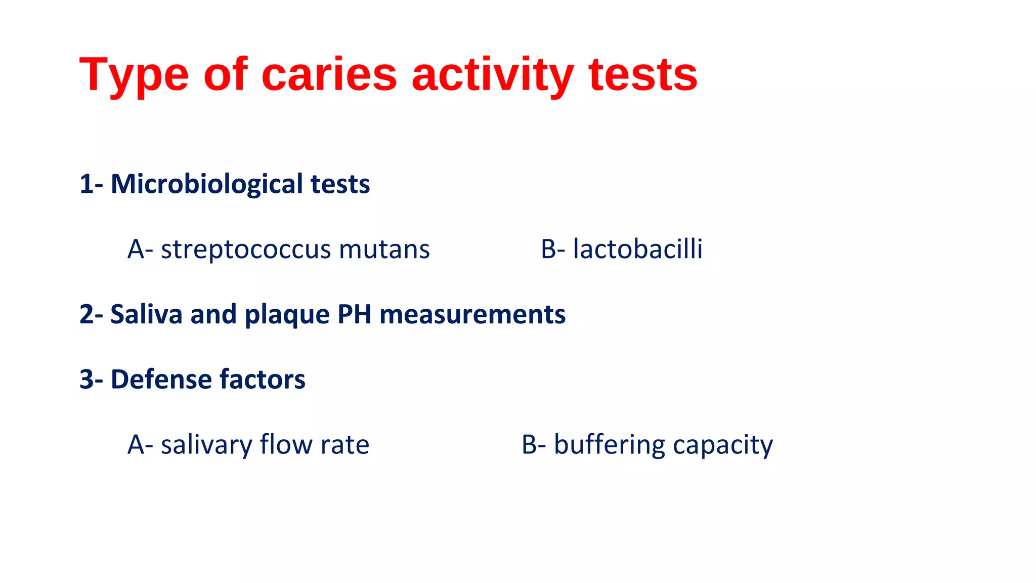 Caries risk assessment | PPT
