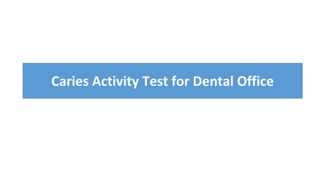 Caries risk assessment | PPT | Oral care | Personal Care