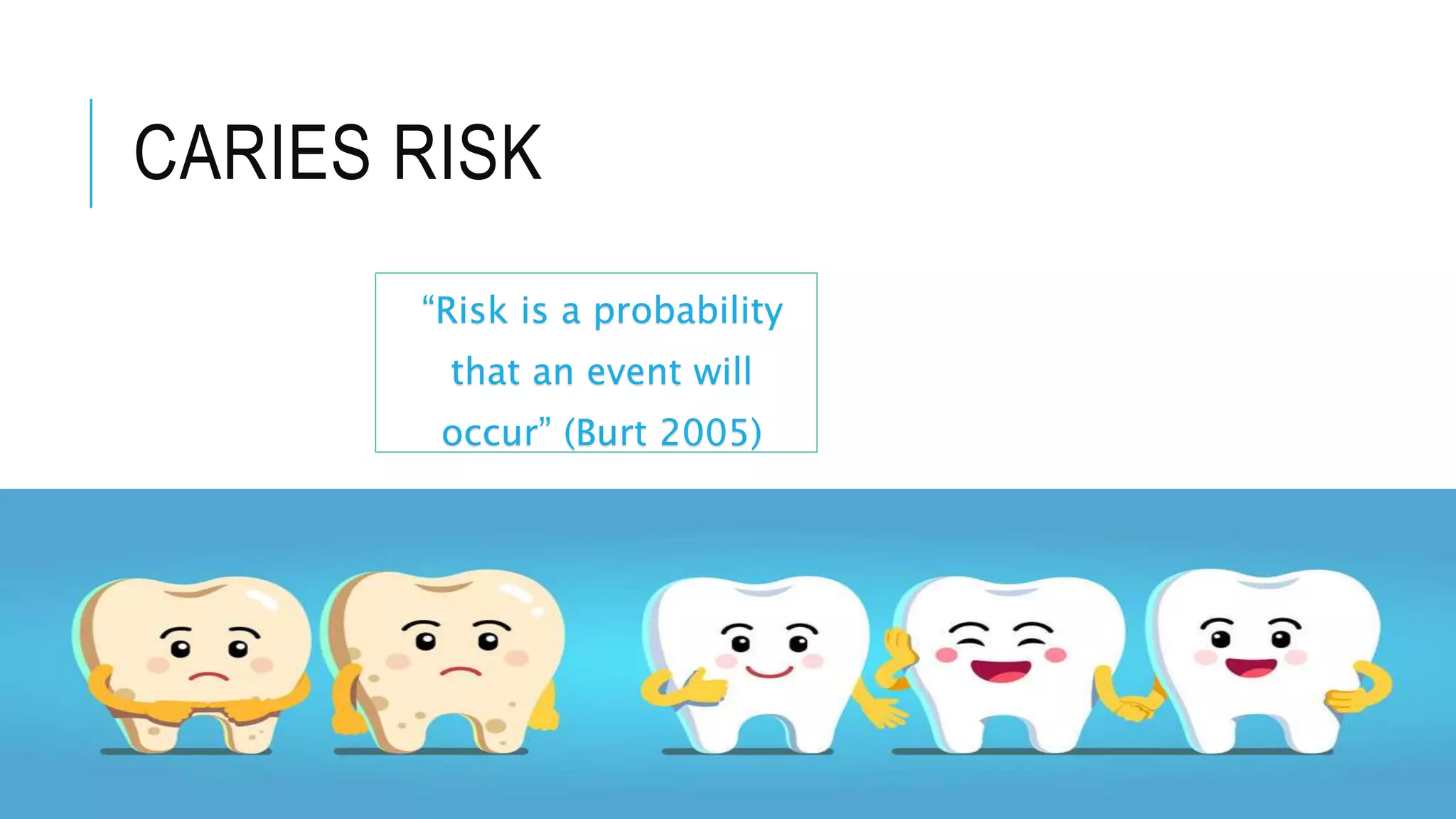 CARIES RISK ASSESSMENT | PPTX