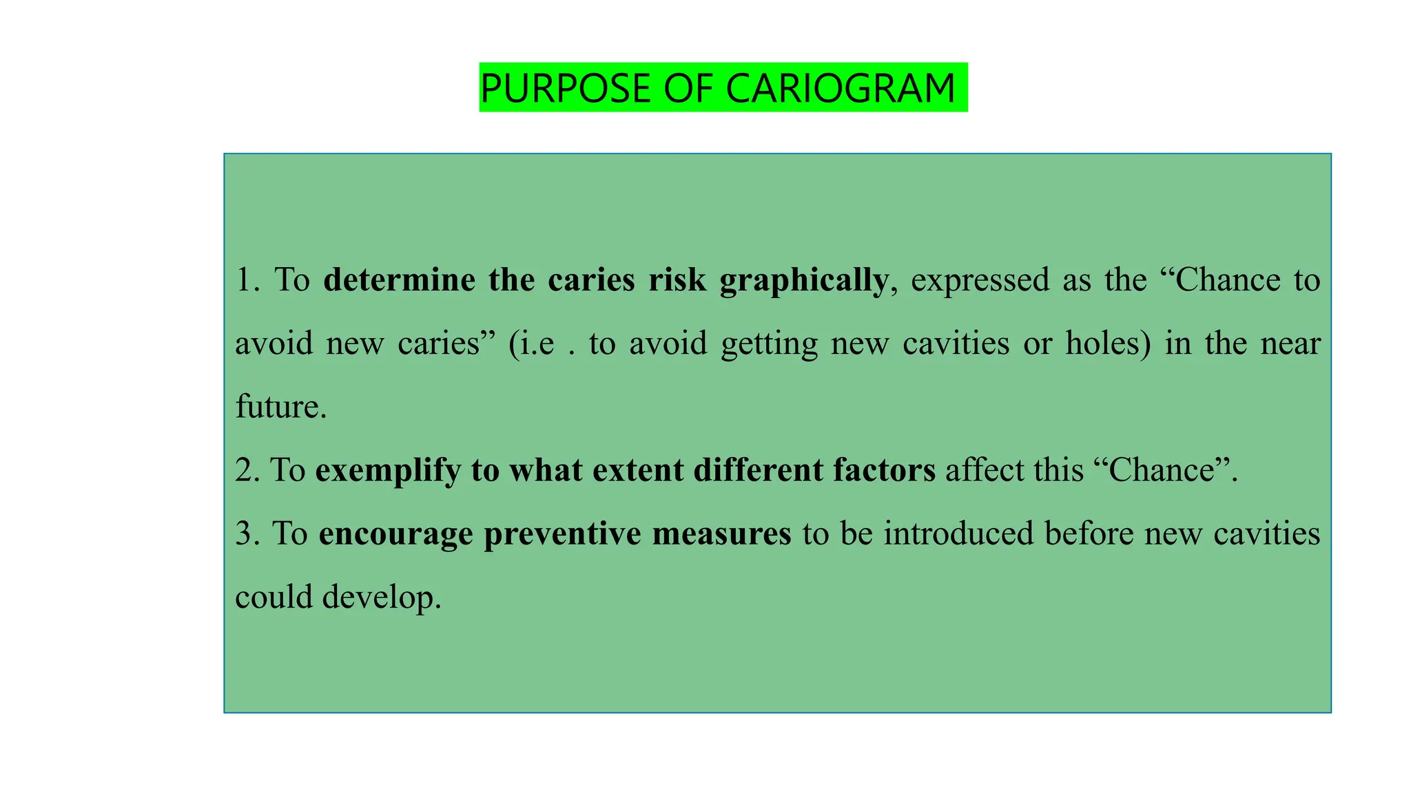 Caries risk assessment in detail description | PPTX