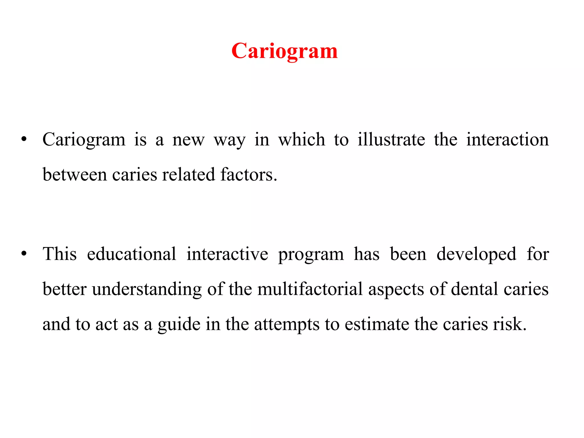 Caries risk assessment ppt | PPTX