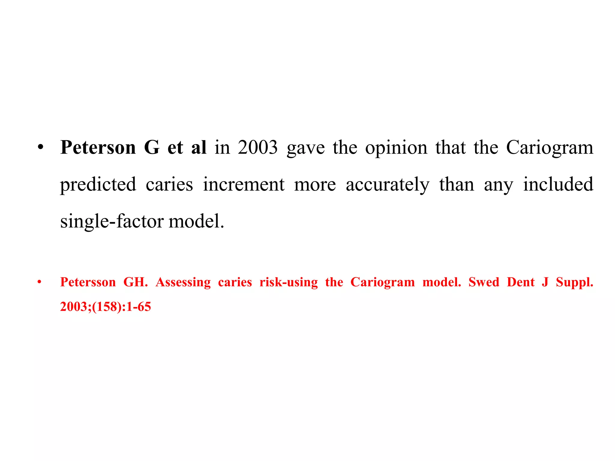 Caries risk assessment ppt | PPTX