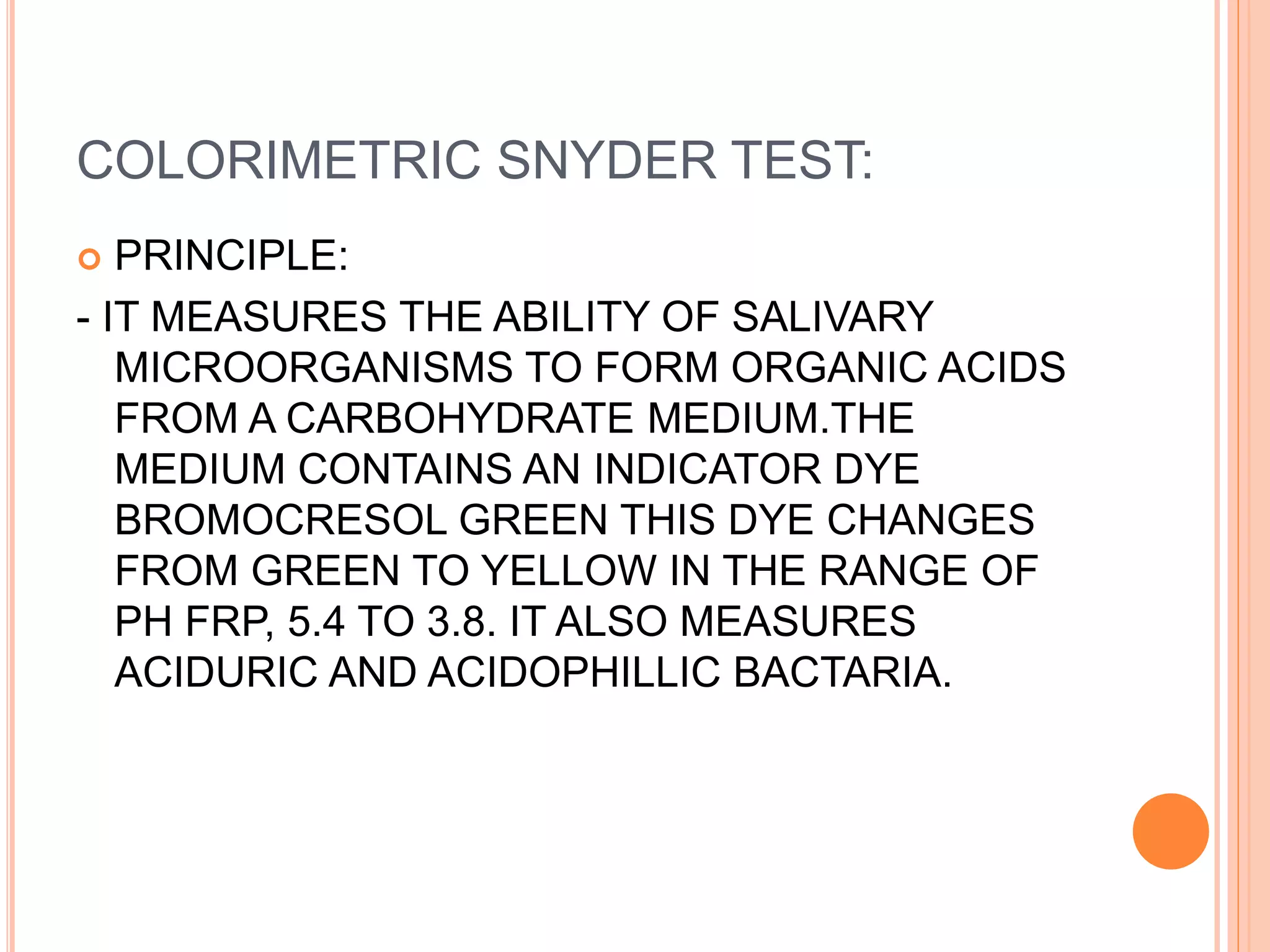 Caries susceptibility test | PPTX