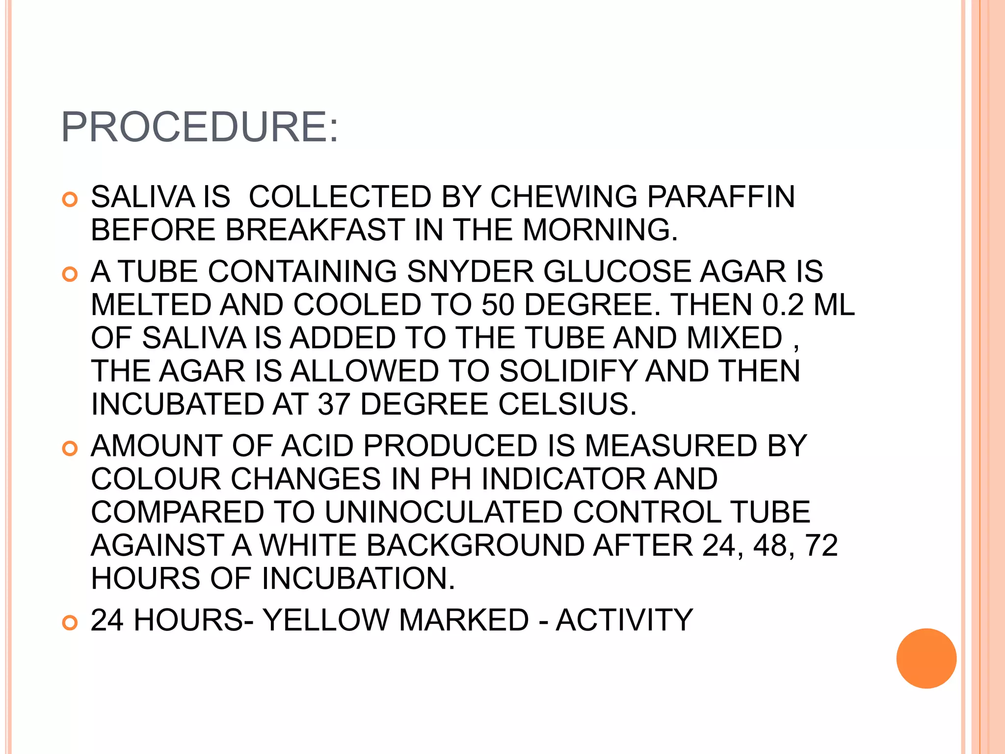 Caries susceptibility test | PPTX