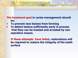 Caries treatment | PPT