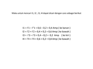 Carilah besar dan arah arus (i1,i2,i3) | PPTX