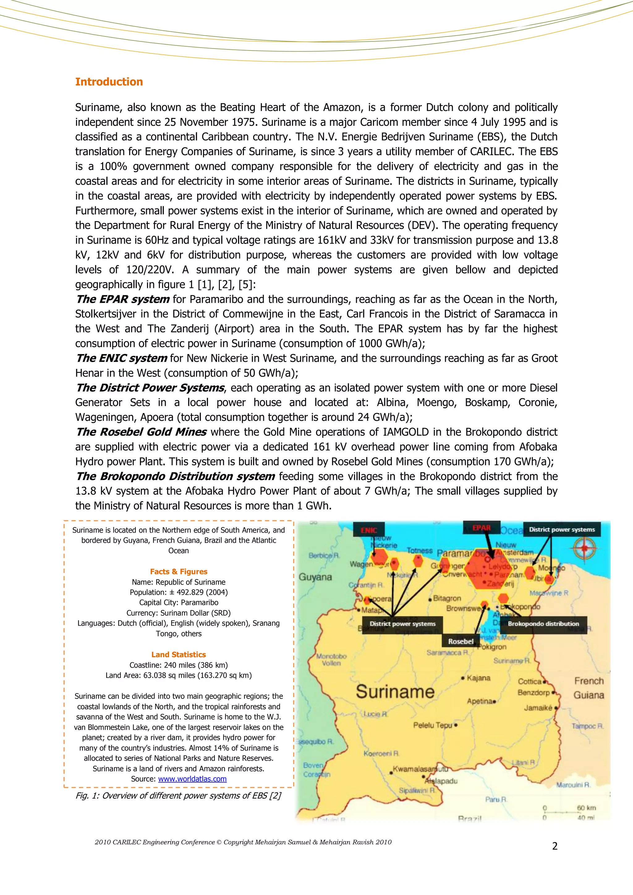 Developments and Future Expansions Potential in the Electric Power ...