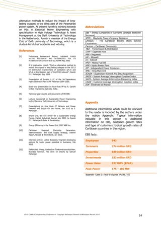 Developments and Future Expansions Potential in the Electric Power ...
