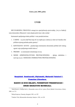 Carine seminarski finansije i finansijsko pravo | PDF