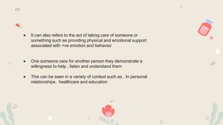 Introduction to caring, concept of caring , caring in nursing, caring ...