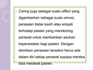 CARING.pptx in nursing untuk mahasiswa keperawatan | PPTX