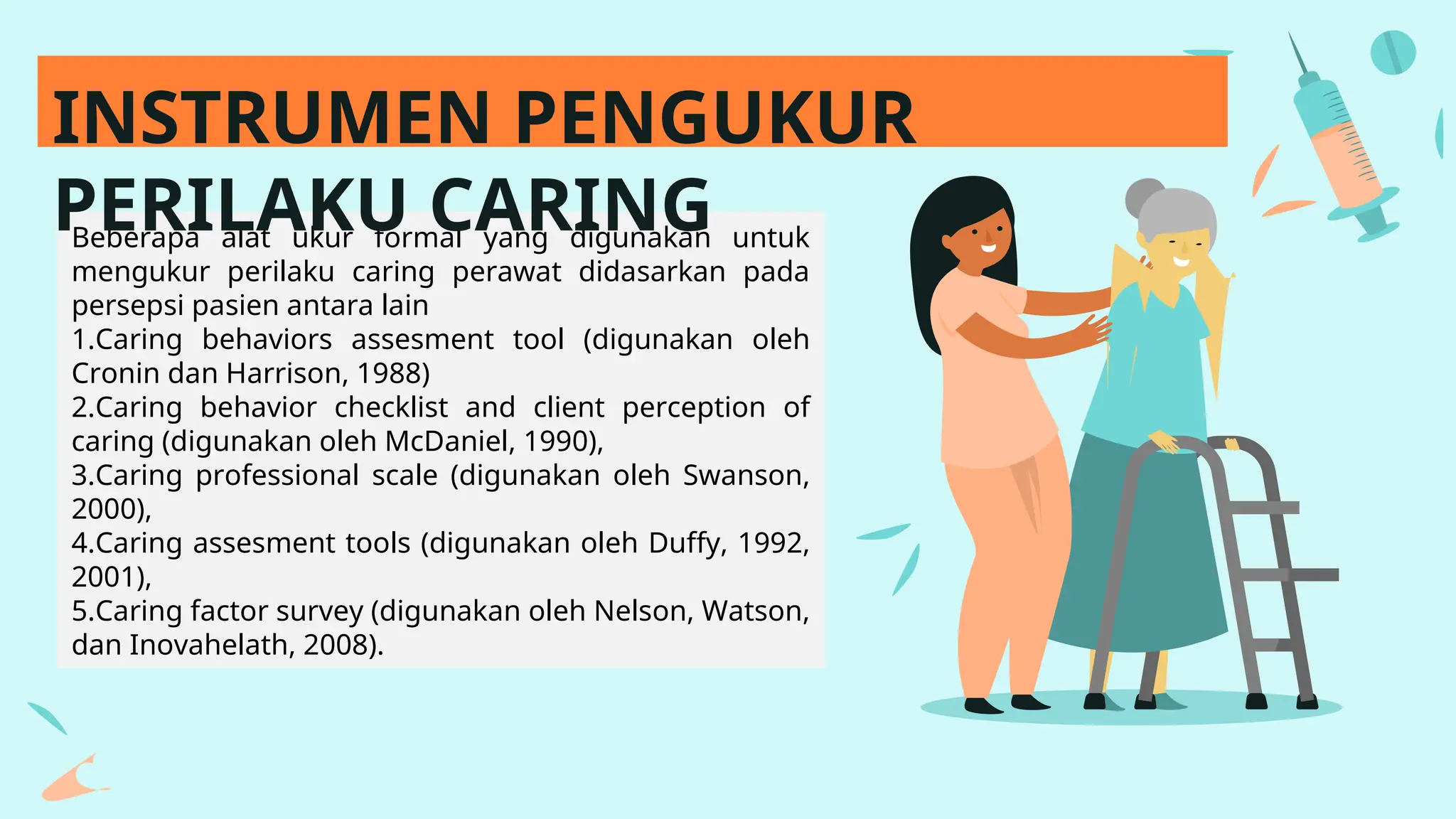 Caring behaviour adalah ................................... | PPT