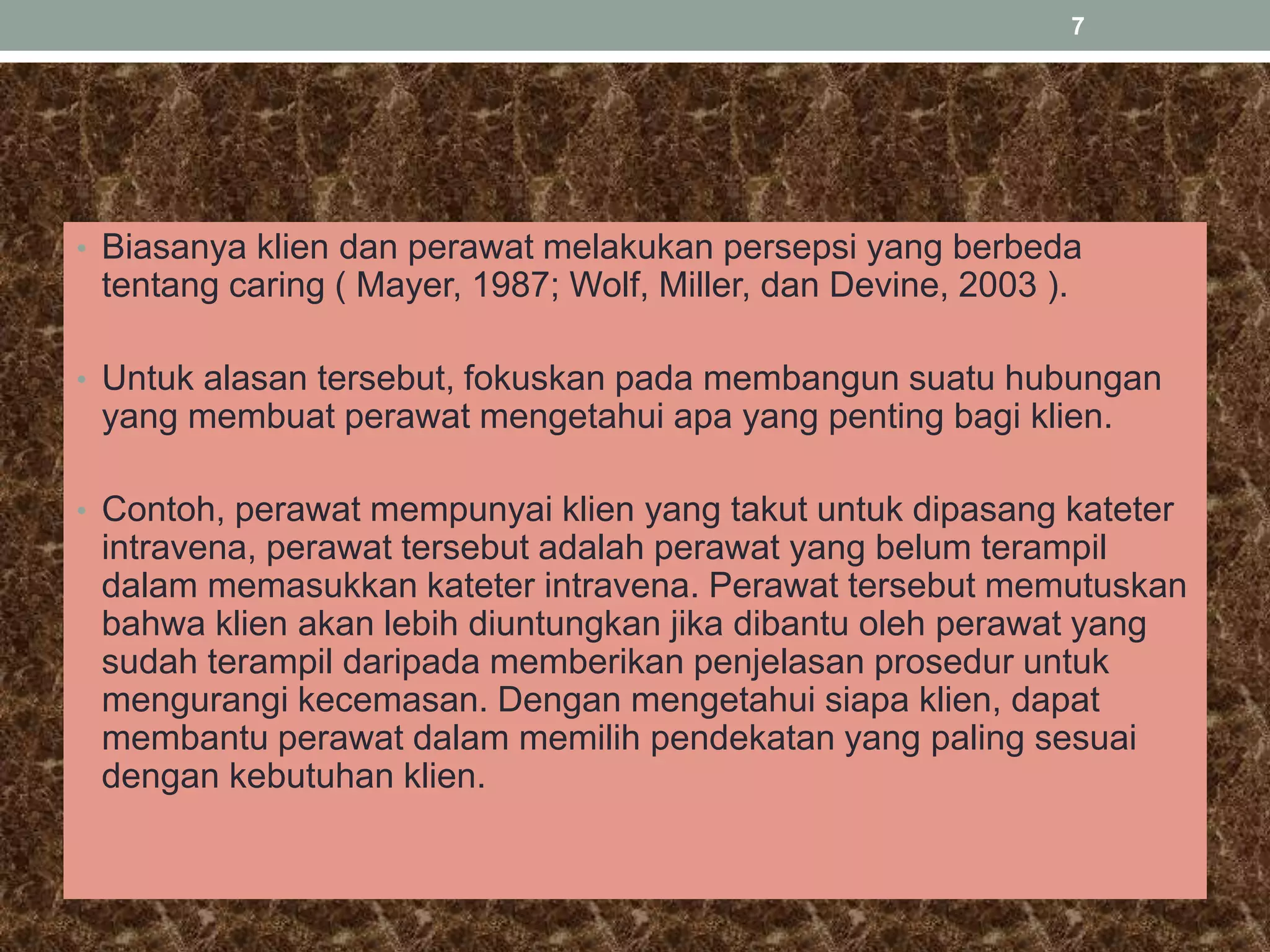 CARING DALAM KEPERAWATAN - TM 1.ppt