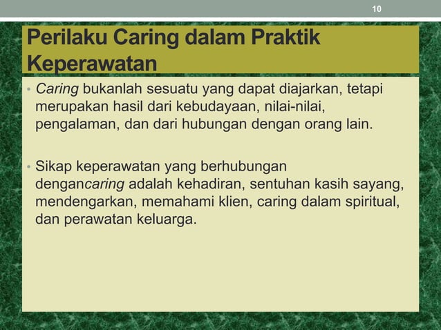CARING DALAM KEPERAWATAN - TM 1.ppt
