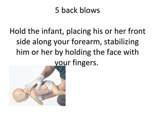 Caring For A Conscious Choking Infant | PPT