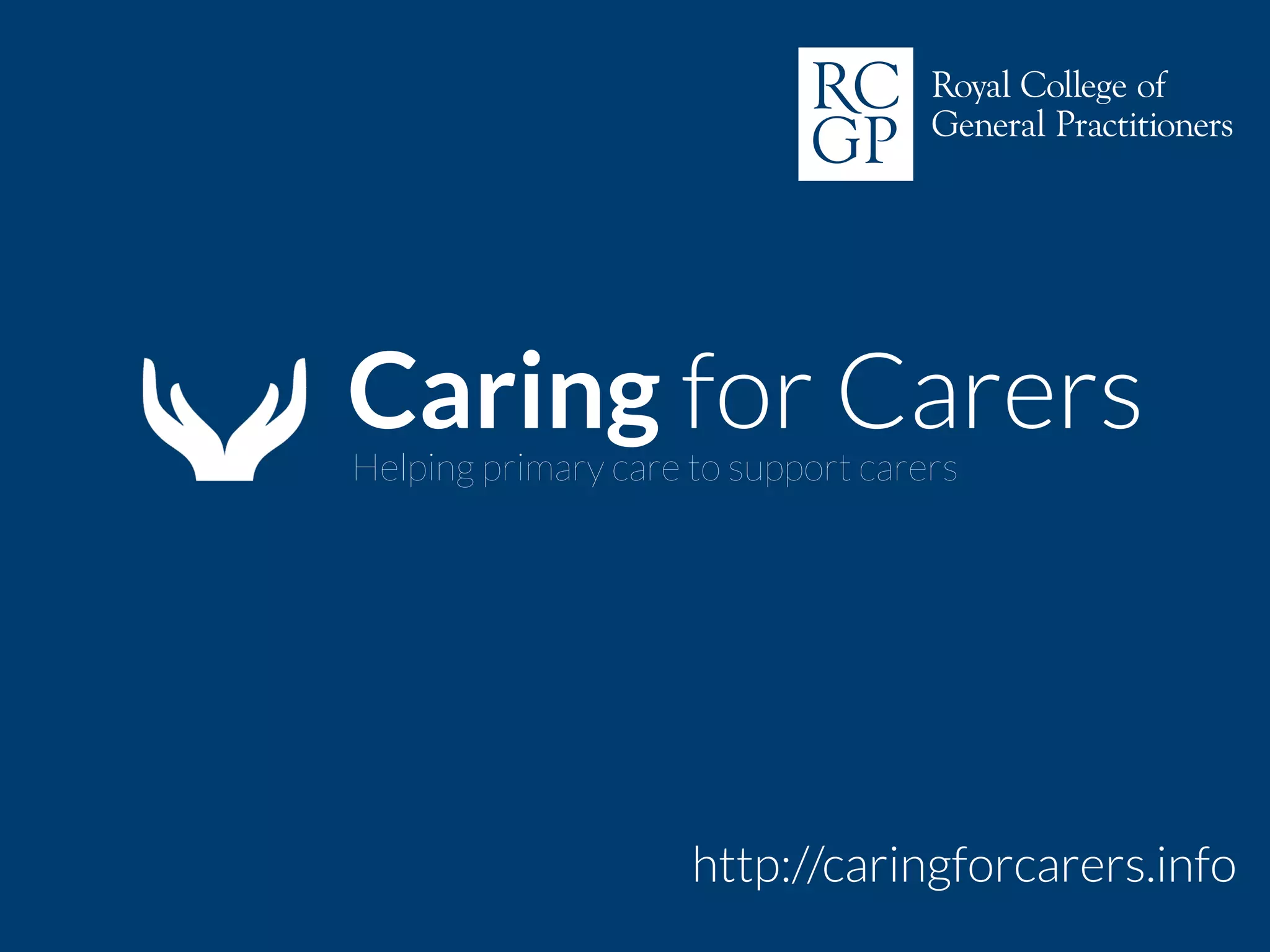 Introducing Caring for Carers | PDF