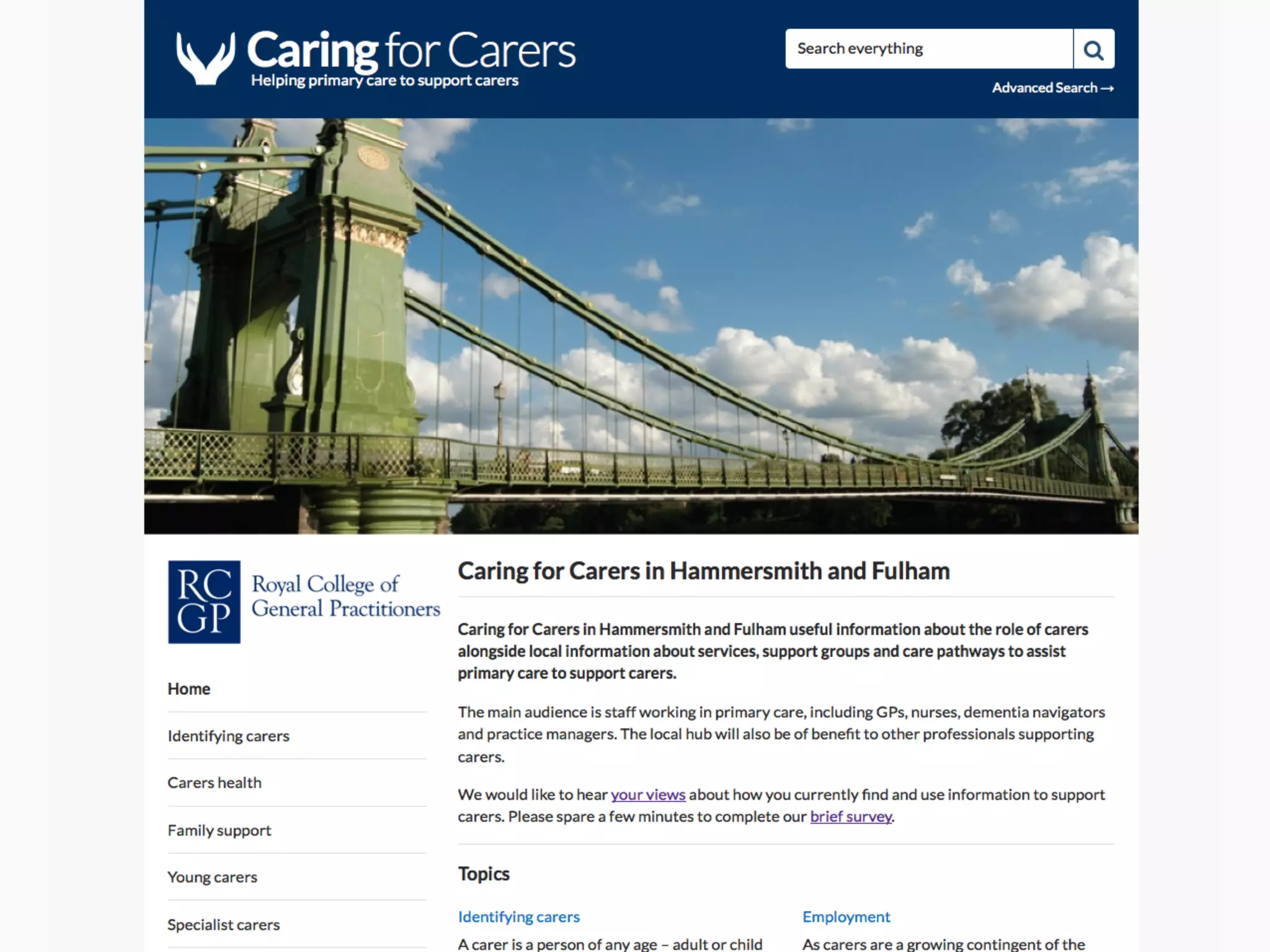 Introducing Caring for Carers | PDF