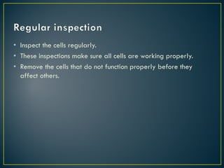 Caring for cells | PPT