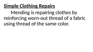 Caring For Your Clothes 3Q.pptxmmmmmmmmm | PPT