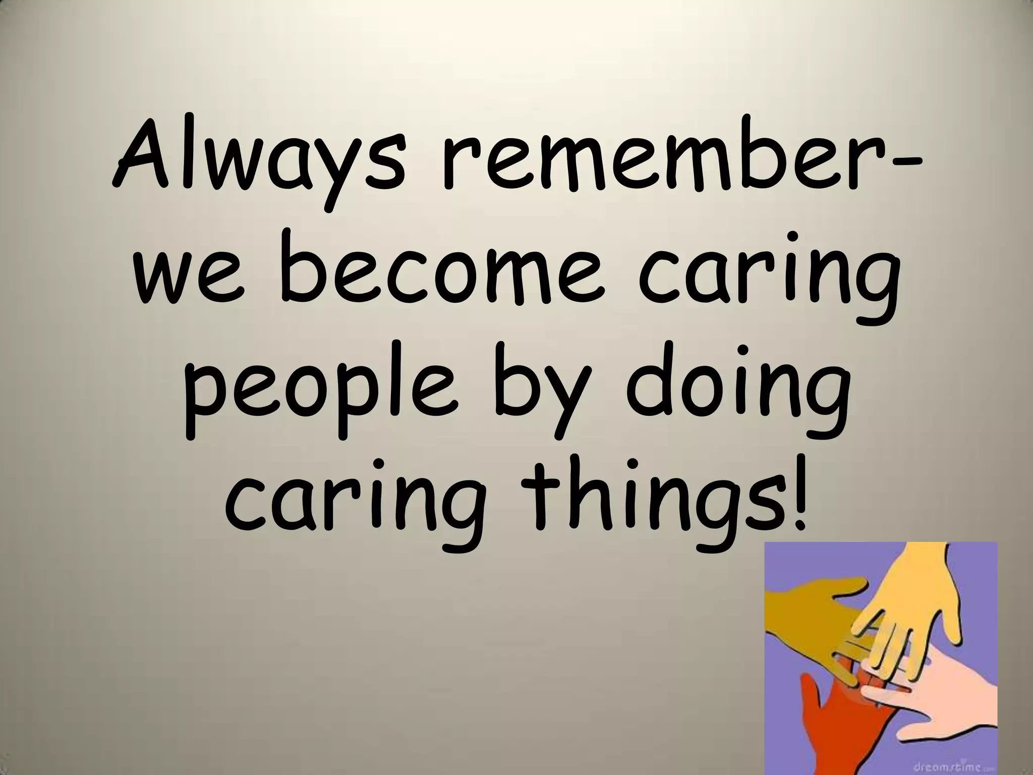 Character Assembly-Caring | PPTX