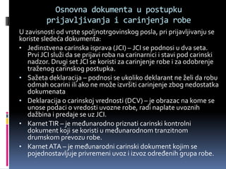 Carinjenje robe | PPT